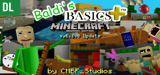 Baldi's Basics! REVAMPED [v1.0.9, REMAKE UPDATE!]] | Minecraft PE Mods ...