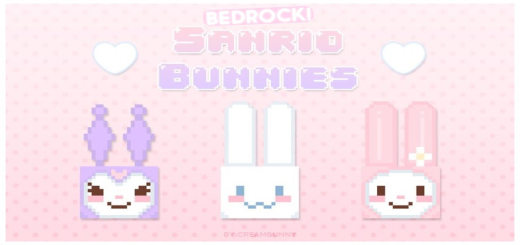 Kuromi Hotbar (Bedrock)! | Minecraft PE Mods & Addons