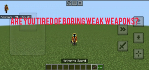 Infinity Blade Remastered | Minecraft PE Mods & Addons