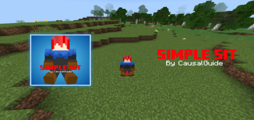 Advance Simple Sit | Minecraft PE Addons