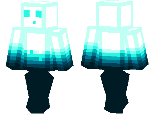 Blue Fade Slime | Minecraft PE Skins