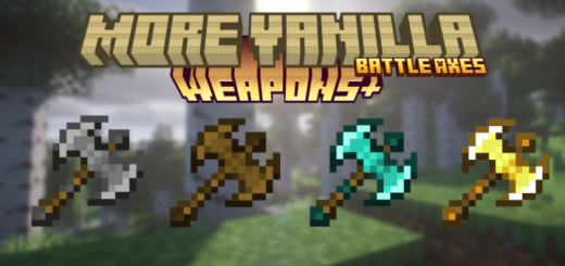 More Vanilla Weapons Complete | Minecraft PE Addons