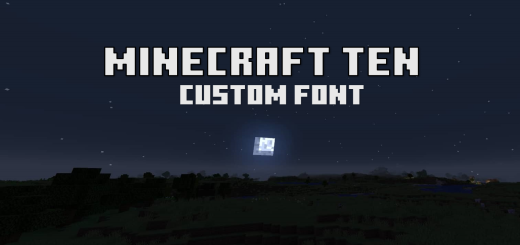 Minecraft Five Font | Minecraft PE Texture Packs