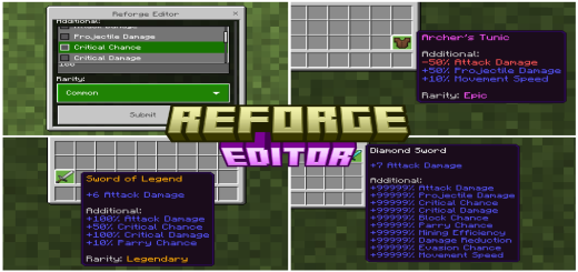 Reforge | Minecraft PE Mods & Addons