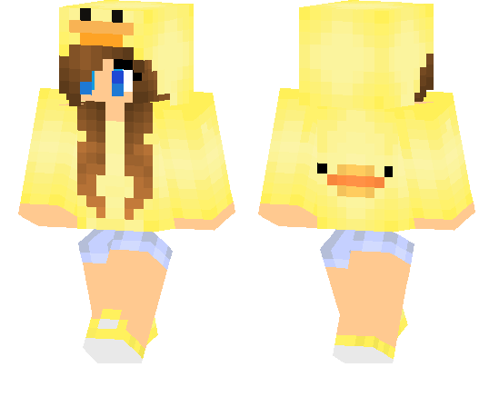 Duck Girl | Minecraft PE Skins