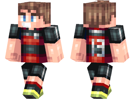 Rugby Back | Minecraft PE Skins