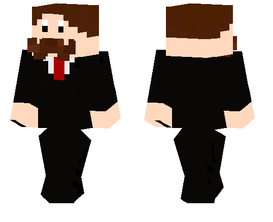 Moustache Man | Minecraft PE Skins