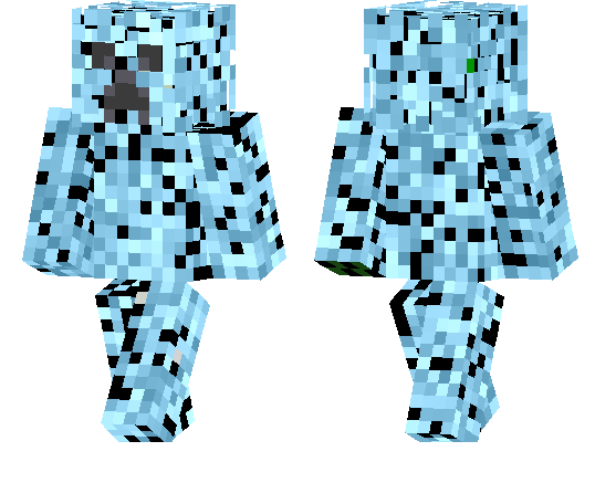 The Electro Creeper | Minecraft PE Skins
