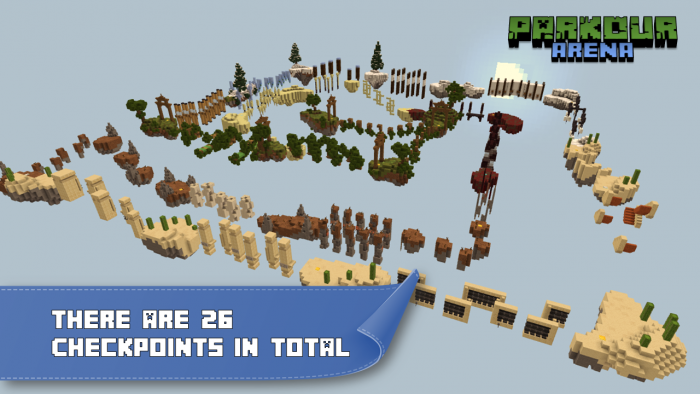 Parkour Arena - Minecraft Bedrock Maps - CurseForge