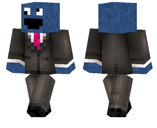 CEO Cookie Monster | Minecraft PE Skins