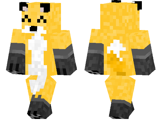 Yellow Fox | Minecraft PE Skins