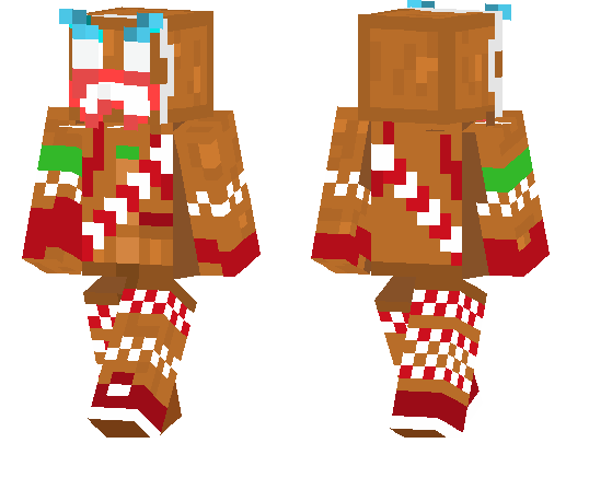 Gingerbread Man | Minecraft PE Skins