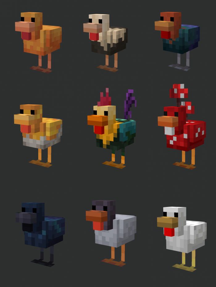 Minecraft Chicken Png