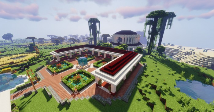 Minecraft Villa Italy Roman