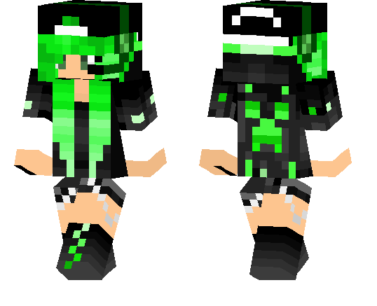 Jade Gamer Girl | Minecraft PE Skins