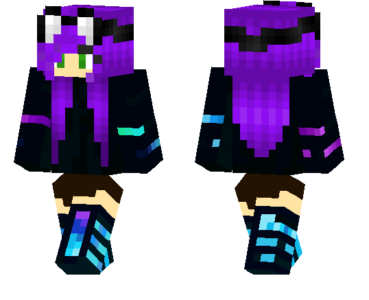 Cyberpunk Girl | Minecraft PE Skins