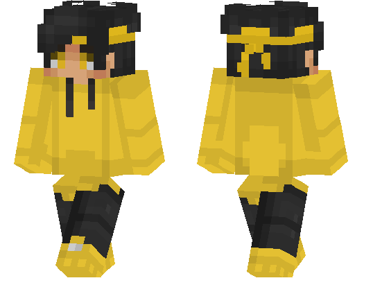 Yellow Hoodie Boy | Minecraft PE Skins