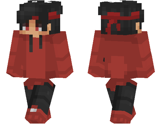Red Headband Boy | Minecraft PE Skins