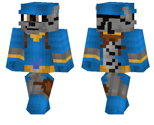 Sly Cooper | Minecraft PE Skins