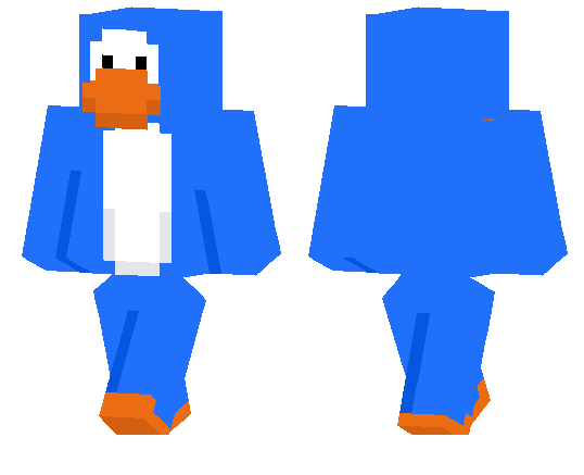 Blue Club Penguin | Minecraft PE Skins