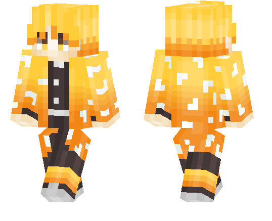 Zenitsu | Minecraft PE Skins