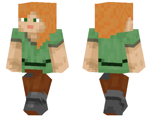 Alex from Minecraft Dungeons | Minecraft PE Skins