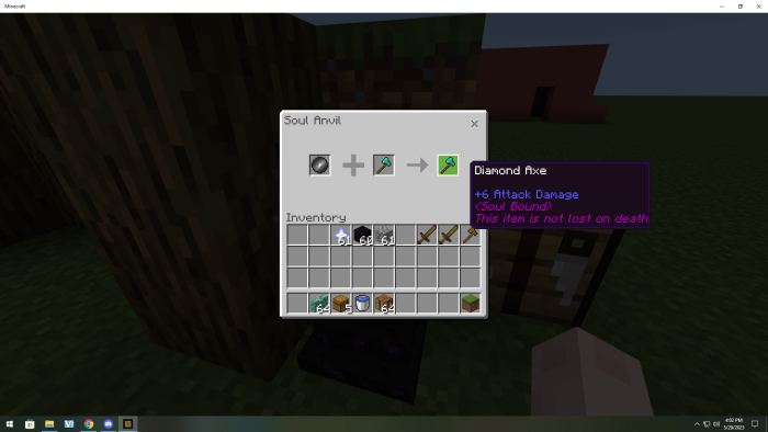 Soul Bound Items - Minecraft Bedrock Addons - CurseForge