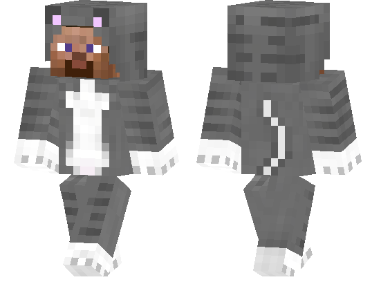 Steve in a Cat PJ | Minecraft PE Skins