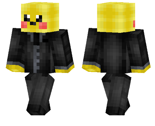 Pikachu in a Suit | Minecraft PE Skins