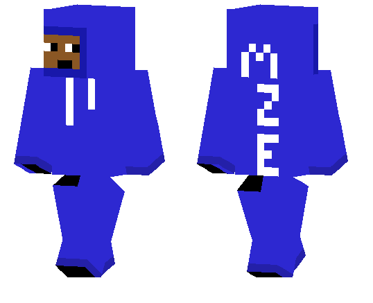 Blue Monkey Sleeping | Minecraft PE Skins