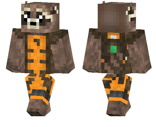 Rocket Raccoon | Minecraft PE Skins
