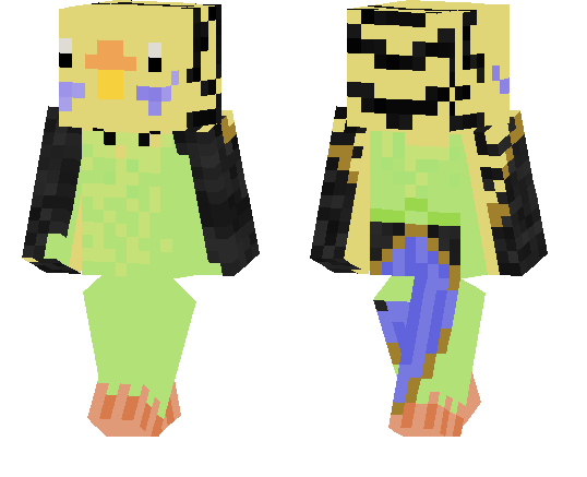 Parakeet'Merlin | Minecraft PE Skins