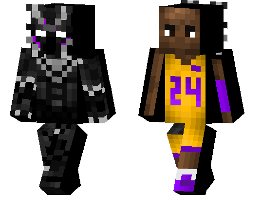 Kobe Black Panther | Minecraft PE Skins