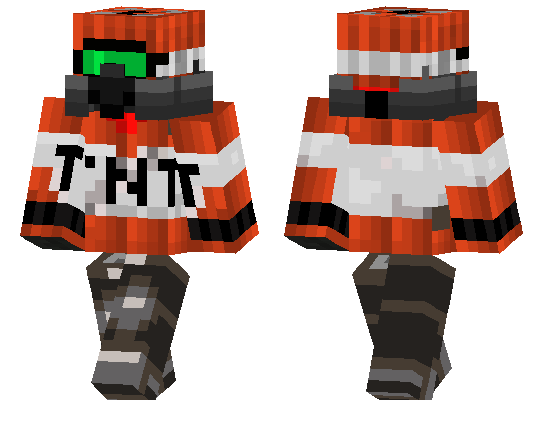 Exploding TnT | Minecraft PE Skins