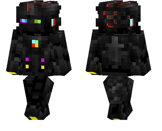 Rainbow Mech | Minecraft PE Skins