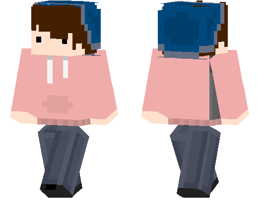 Blue Beanie Boy | Minecraft PE Skins