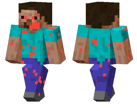 Zombie Steve | Minecraft PE Skins