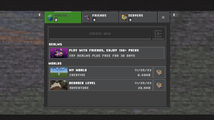Ore GUI | v1.0.2 RPG Update Minecraft Texture Pack