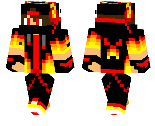 Fire Gamer | Minecraft PE Skins