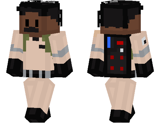 Chibi Winston Zeddemore | Minecraft PE Skins