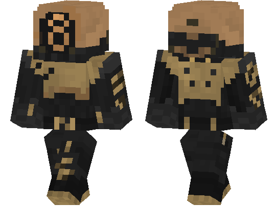 8 Ball Golden | Minecraft PE Skins
