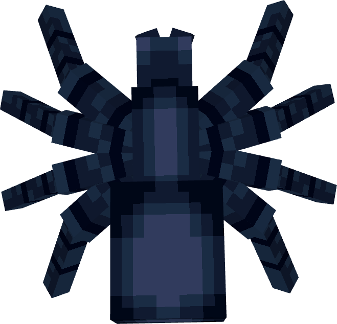 Minecraft Spider Side View