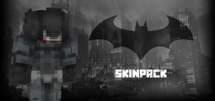 Batman Minecraft Skin Template