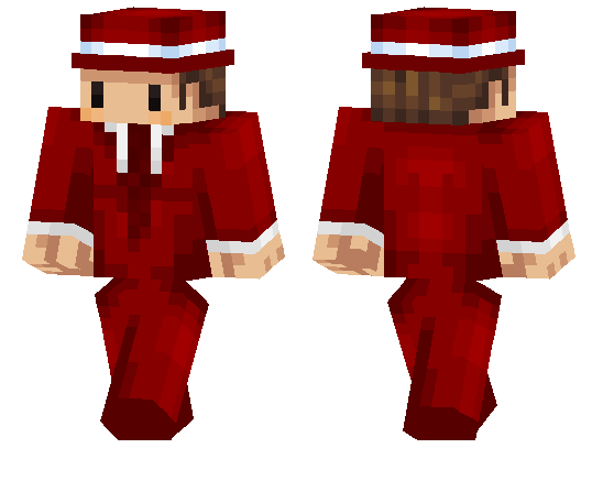 Fancy Red Suit Man | Minecraft PE Skins