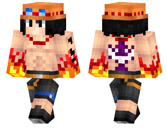 Portgas D Ace | Minecraft PE Skins