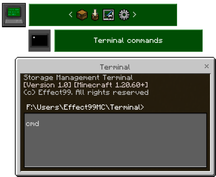 Storage Terminal - Minecraft Bedrock Addons - CurseForge