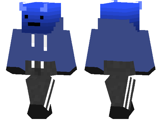 Blue Demon | Minecraft PE Skins