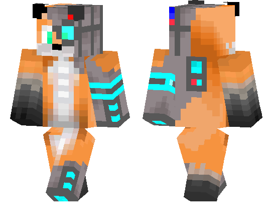 Cyber Fox | Minecraft PE Skins