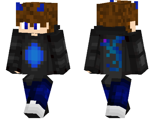 Blue Devil Skin | Minecraft PE Skins
