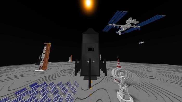 Rocket Moon Mod Minecraft